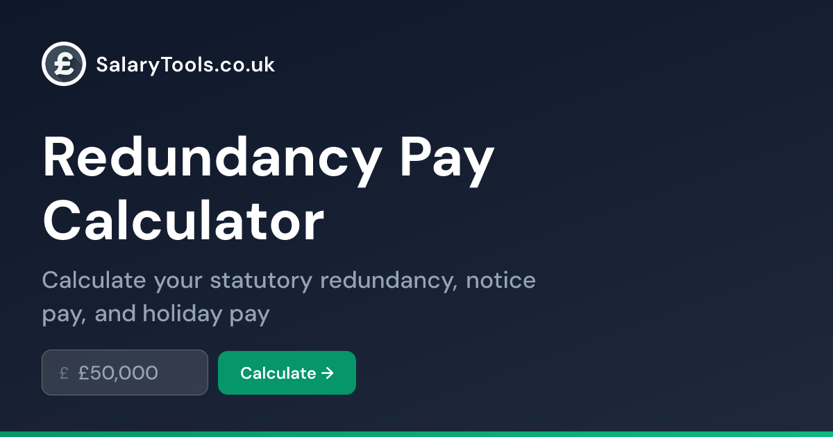 Redundancy Pay Calculator UK 2026/27 | SalaryTools